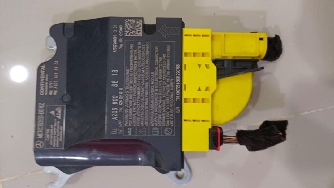 BENZ W205 C CLASS AIRBAG CONTROL UNIT crash impact control module unit ...