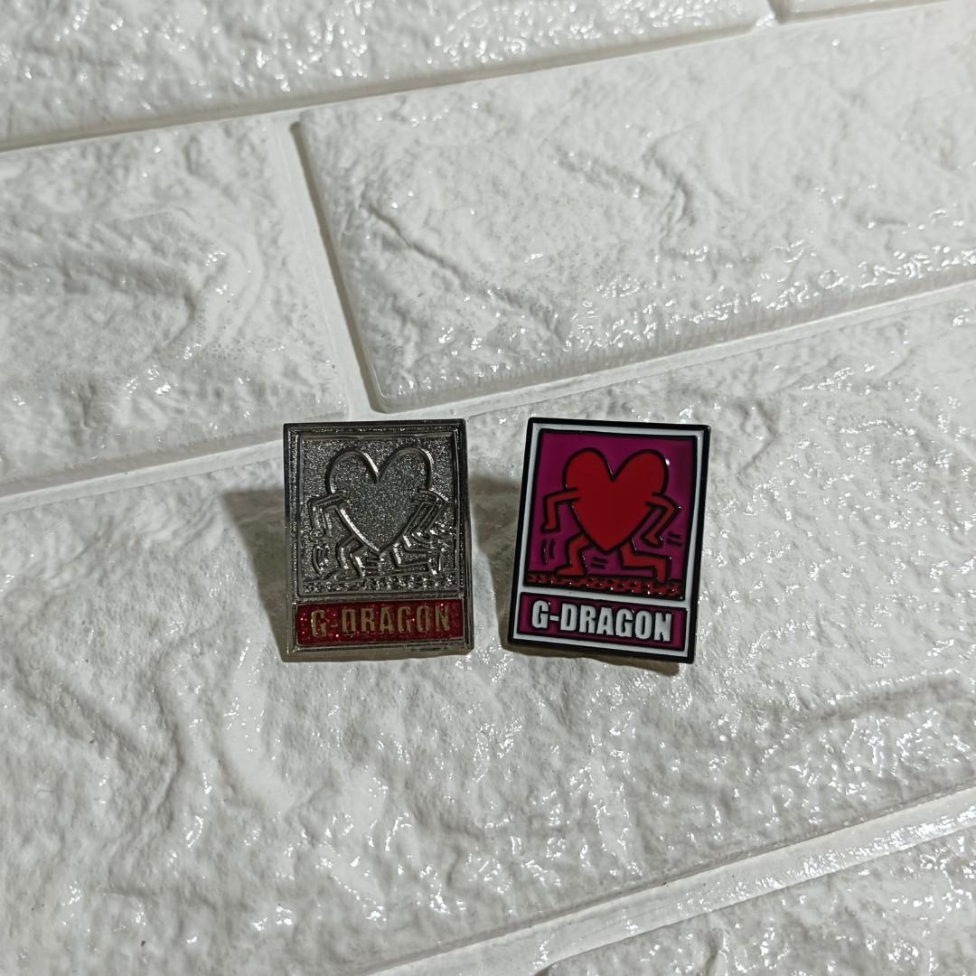 BIGBANG x Keith Haring Enamel Pins: Member Set, Hobbies & Toys ...