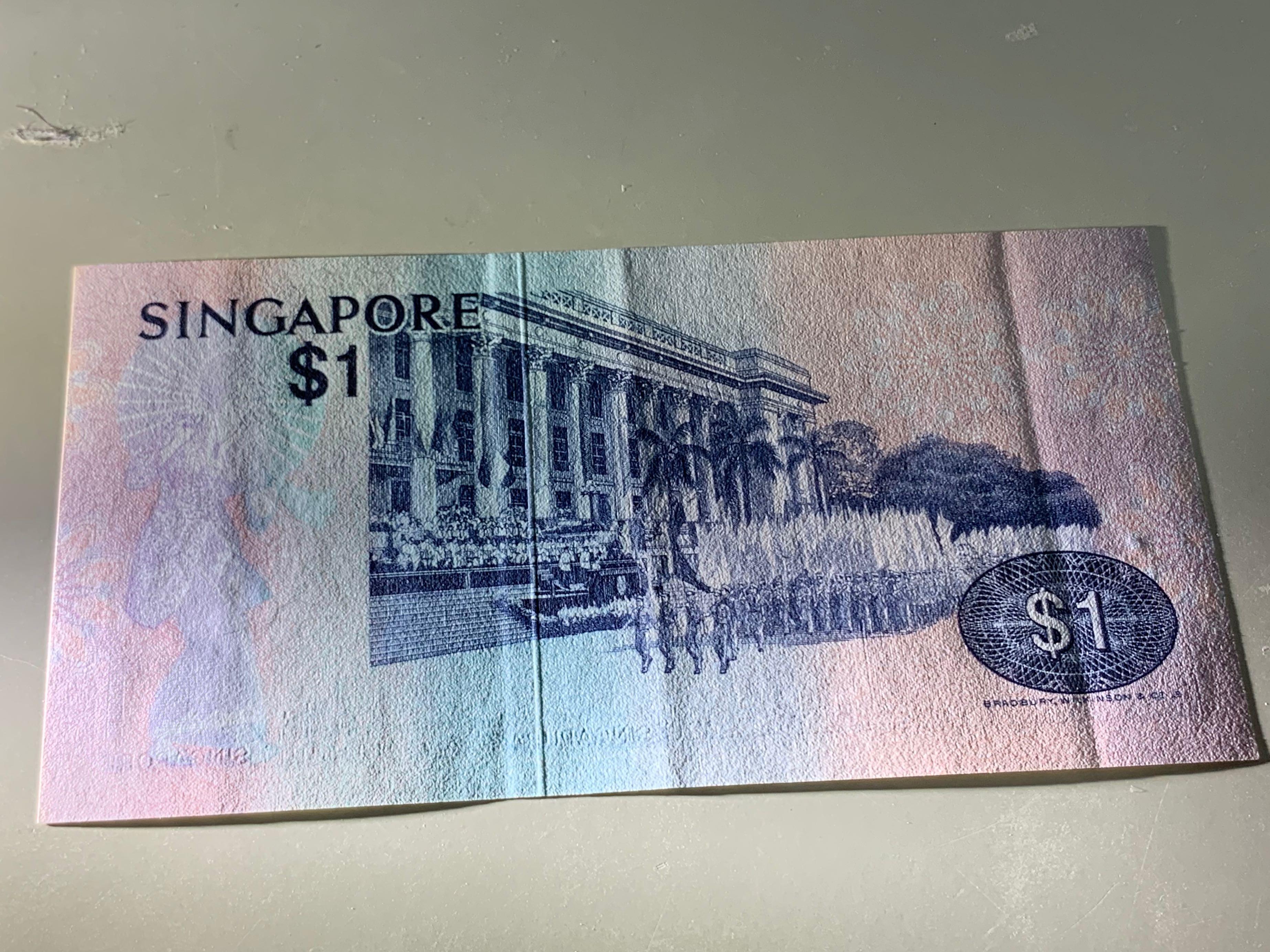 Bird $1 Error Wet Ink transfer banknote, Hobbies & Toys, Memorabilia ...