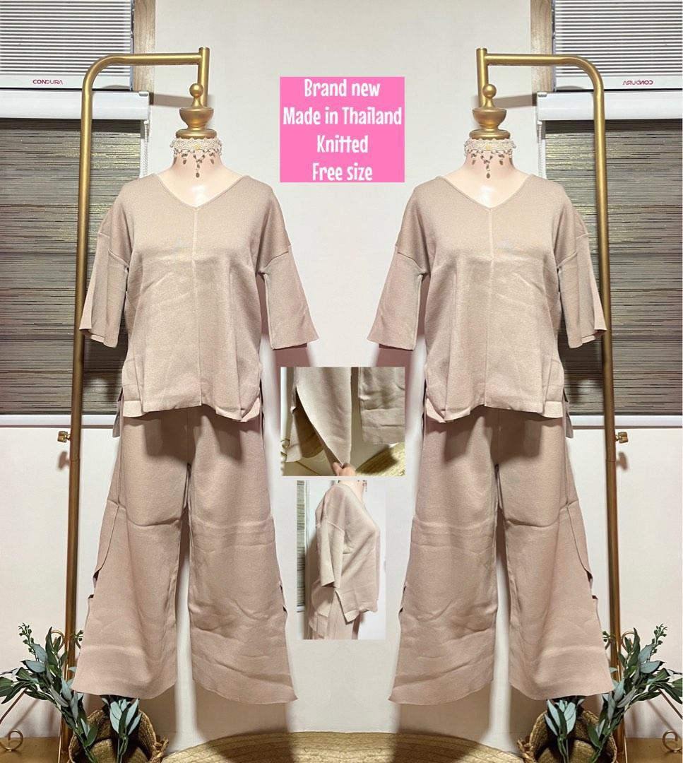 BKK Bangkok knitted coordinates set terno on Carousell