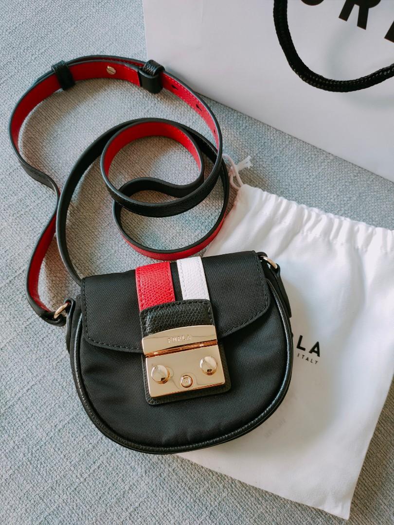 FURLA Metropolis Micro Bag Nero - Brand New, Luxury, Bags & Wallets on ...