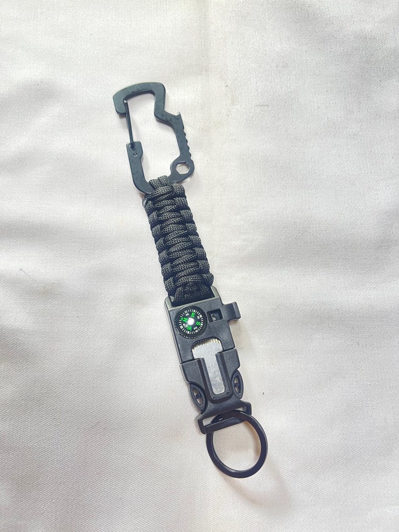 Brand New Multi Outdoor Survival Kit Parachute Cord Keychain, Sports ...