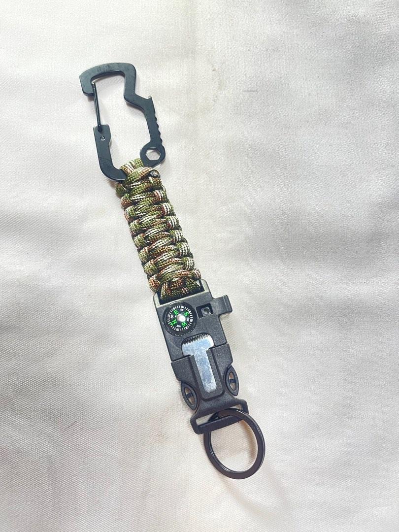 Brand New Multi Outdoor Survival Kit Parachute Cord Keychain, Sports ...