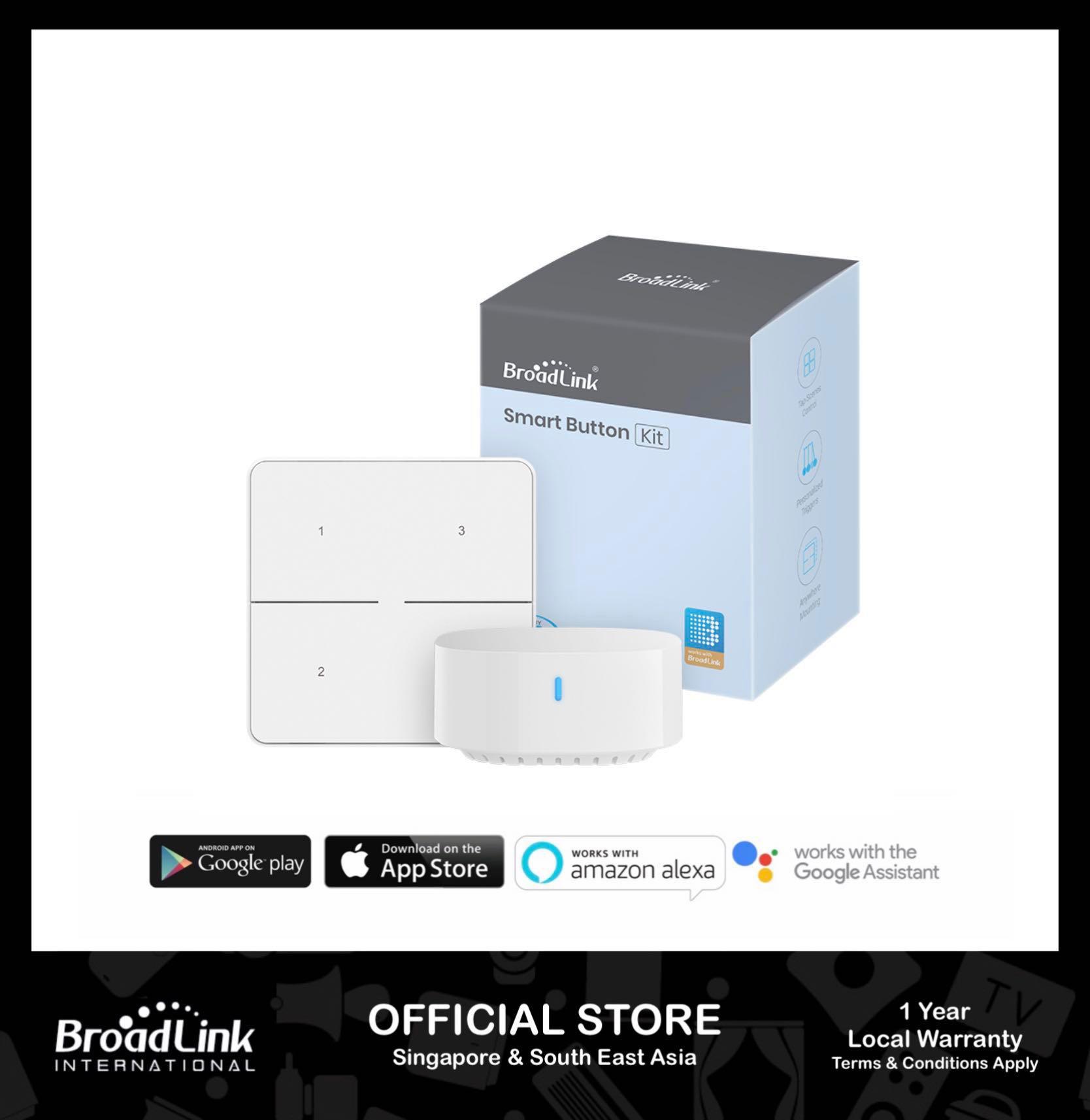 BroadLink SR3-4KEY Smart Button, Wireless Scene Button, Remote Control ...