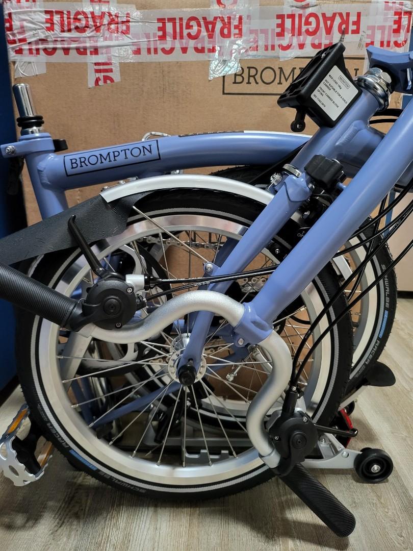 Brompton M6R Cloud Blue Explore C Line -options Continental Cream wall ...
