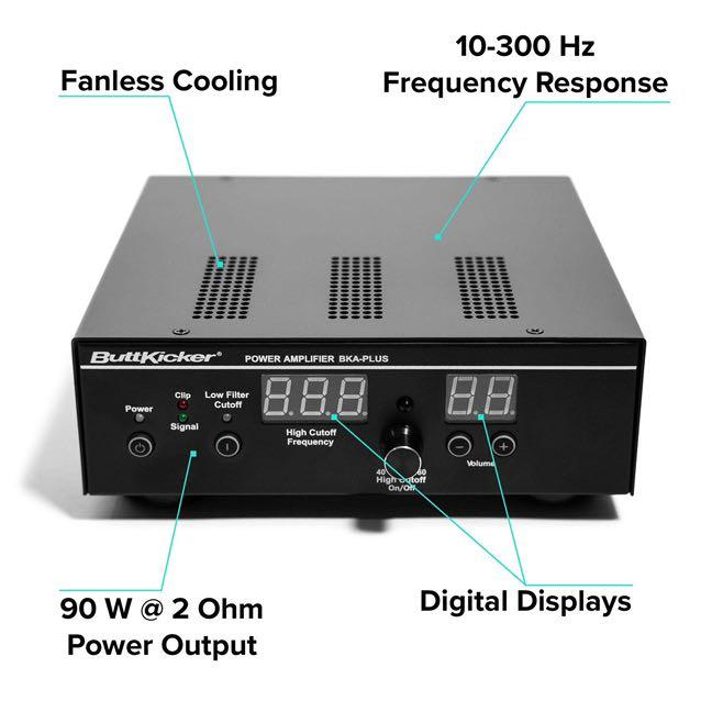 Buttkicker Gamer Plus / haptics transducer / hapticonnect / butt kicker ...