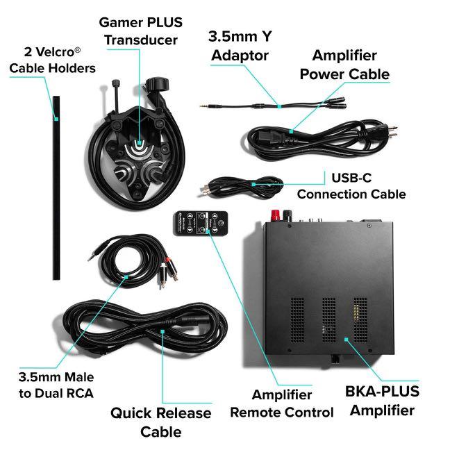 Buttkicker Gamer Plus / haptics transducer / hapticonnect / butt kicker ...