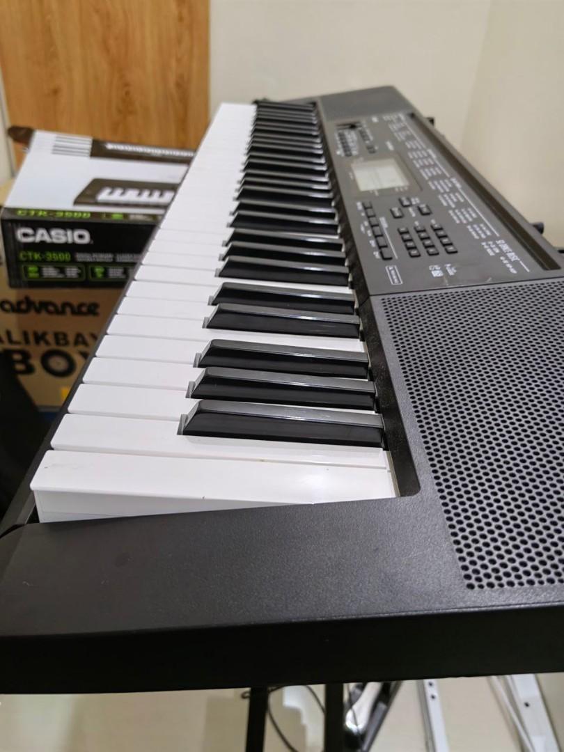 CASIO PIANO KEYBOARD - CTK-3500 61 Keys - With Stand, Hobbies & Toys ...