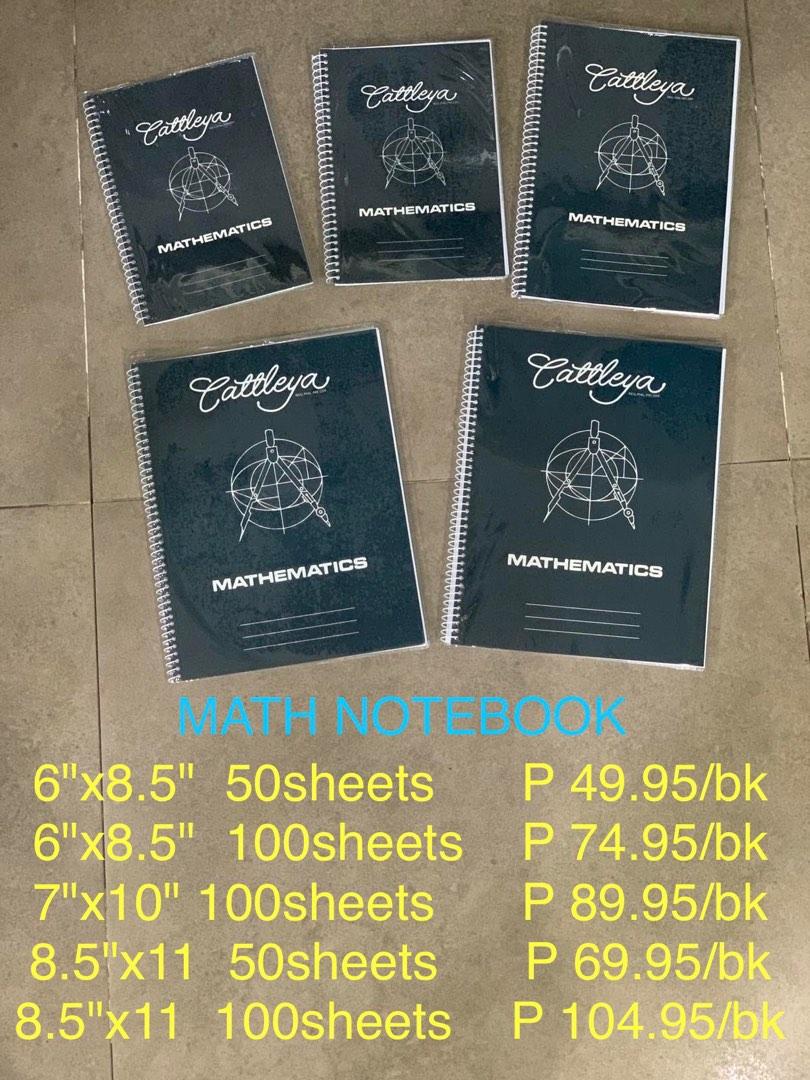 CATTLEYA MATH NOTEBOOK, Hobbies & Toys, Stationary & Craft, Stationery ...