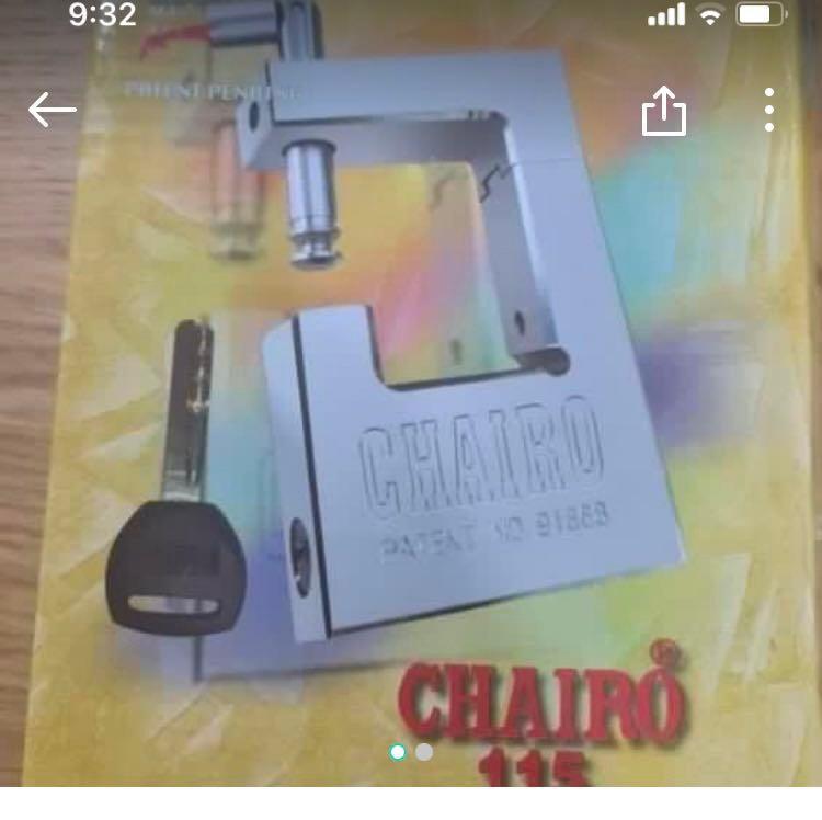 Chairo lock, TV & Home Appliances, Other Home Appliances on Carousell