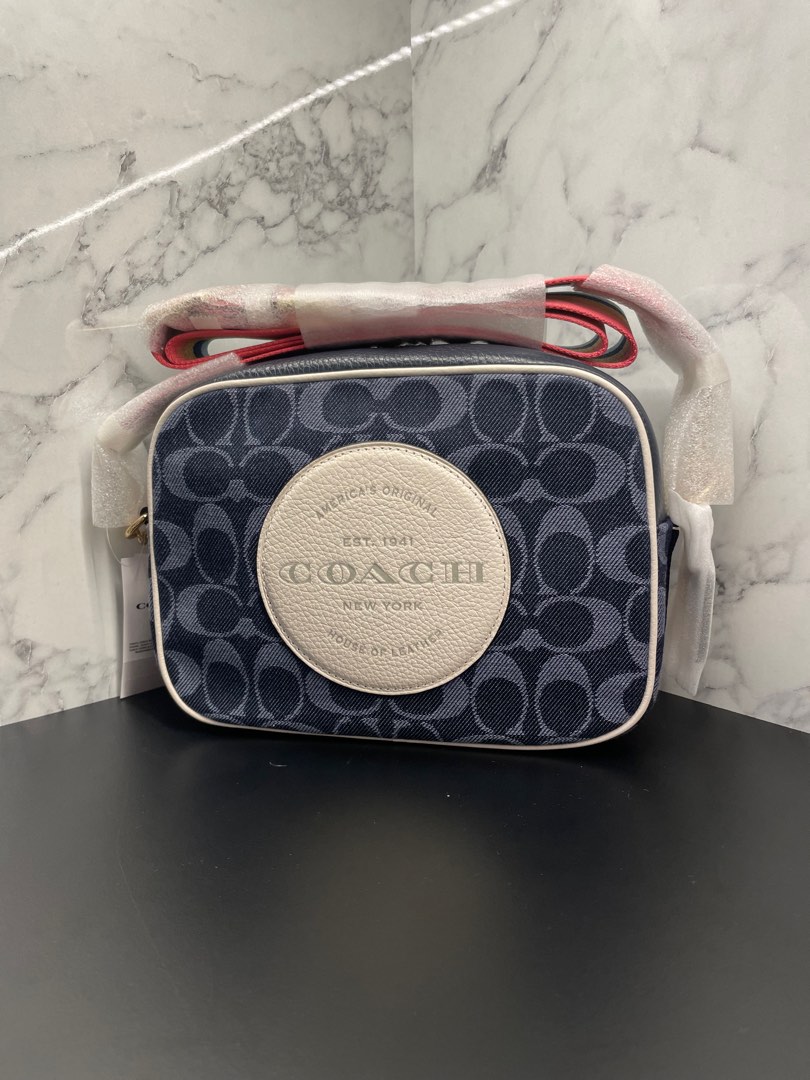 Coach Camera Bag ( Denim ), Luxury, Bags & Wallets on Carousell