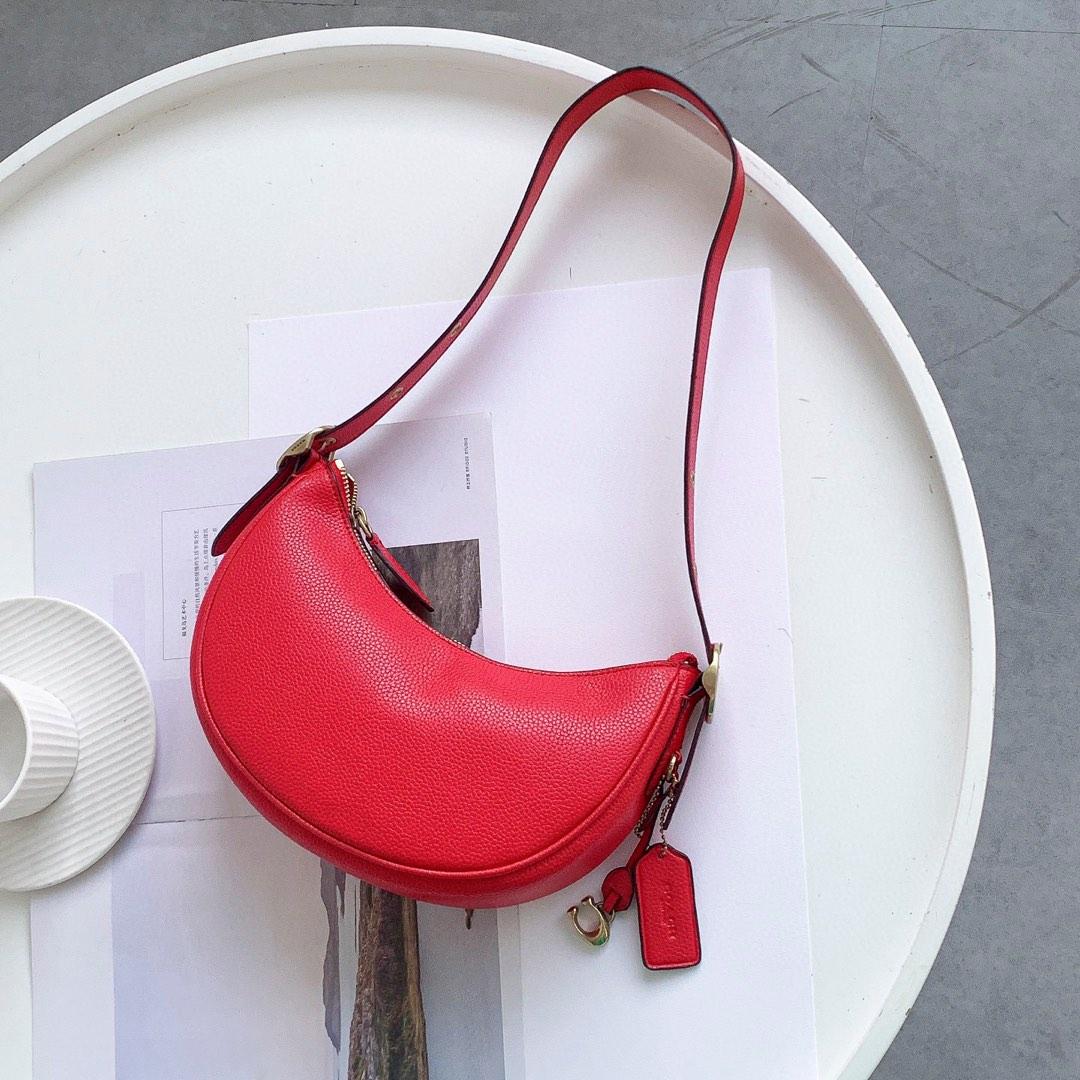 Coach Luna Shoulder Bag In Signature Canvas, Women's Fashion, Bags ...