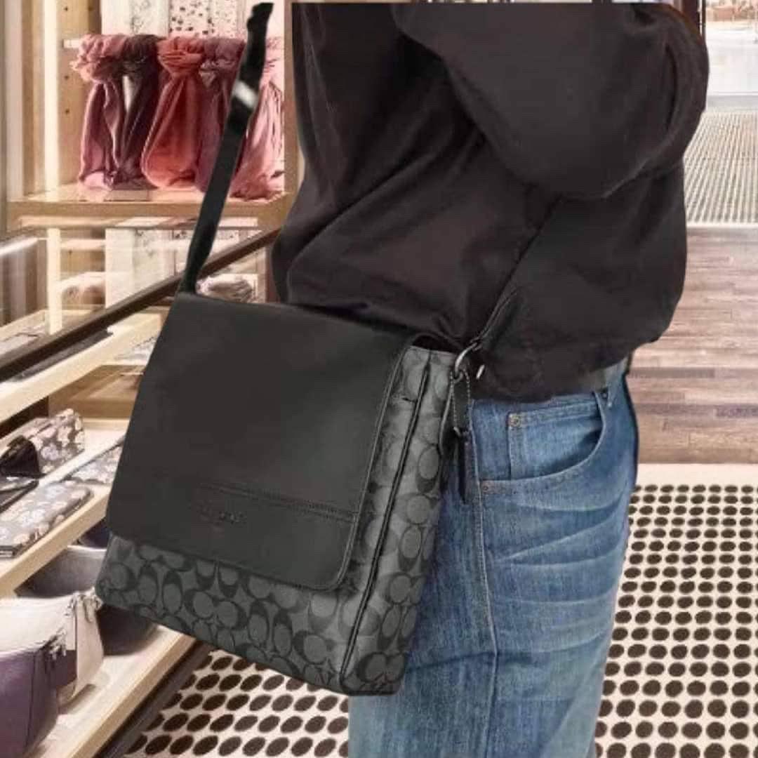 Coach Messenger Bag, Men's Fashion, Bags, Sling Bags on Carousell