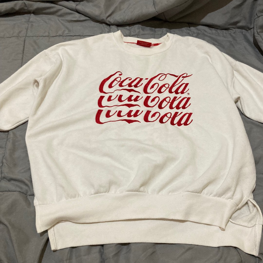 coca cola sweater, Women's Fashion, Coats, Jackets and Outerwear on ...