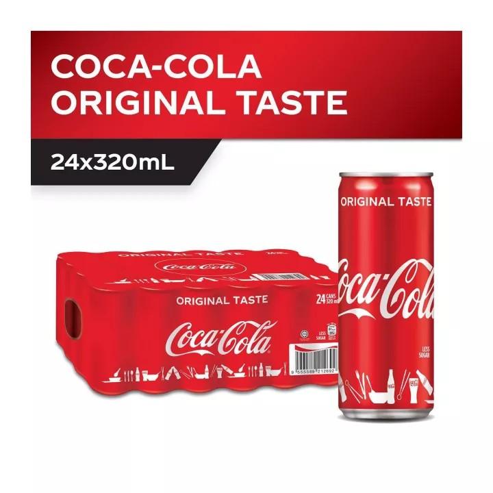 Coca-Cola Original Taste (24 x 320ml), Food & Drinks, Beverages on Carousell