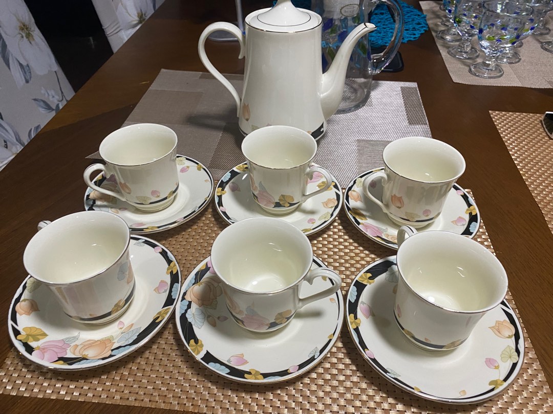 Coffee and tea set, Furniture & Home Living, Kitchenware & Tableware ...