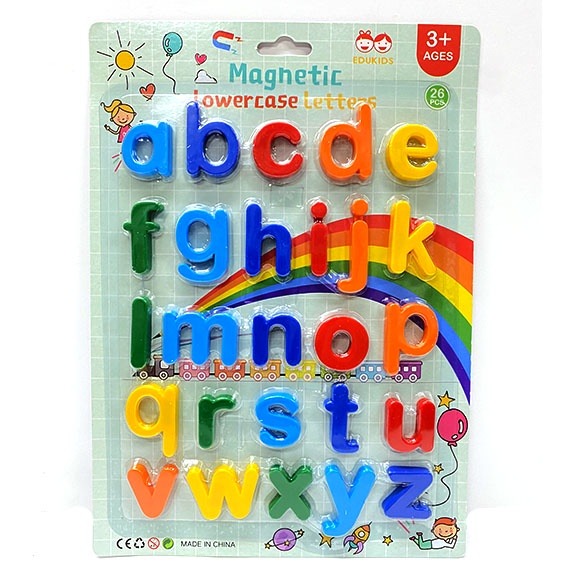 Colorful 3D Magnetic Small Letters Alphabets Education Toy, Hobbies ...