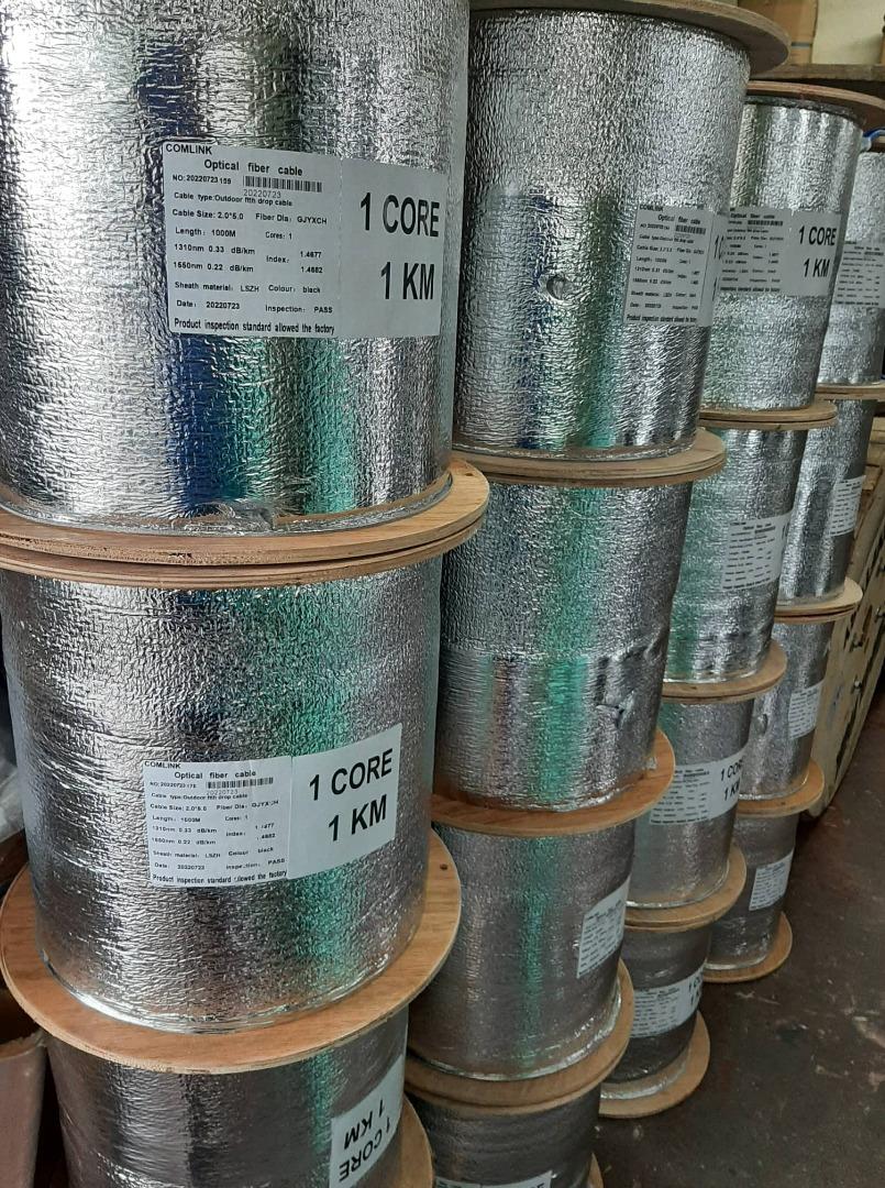 COMLINK FIBER OPTIC CABLE 1CORE 1KM, Computers & Tech, Parts ...