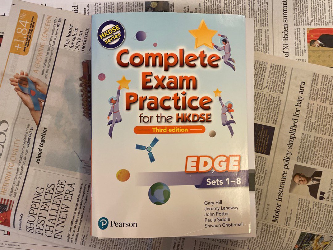 Complete Exam Practice for the HKDSE Third Edition Edge Sets 1-8, 興趣及遊戲 ...