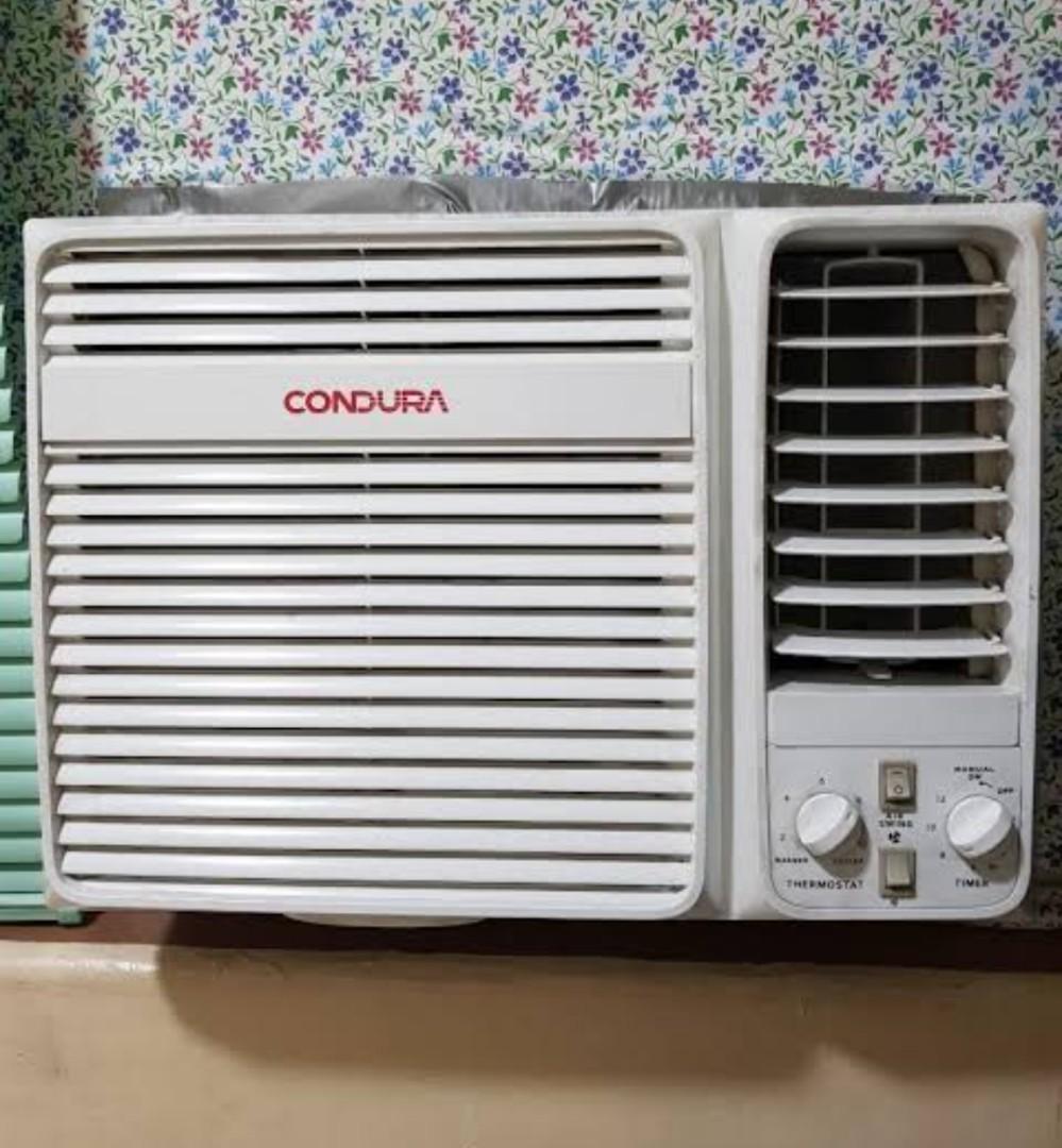 CONDURA WINDOW TYPE MANUAL WITH TIME, TV & Home Appliances, Air ...
