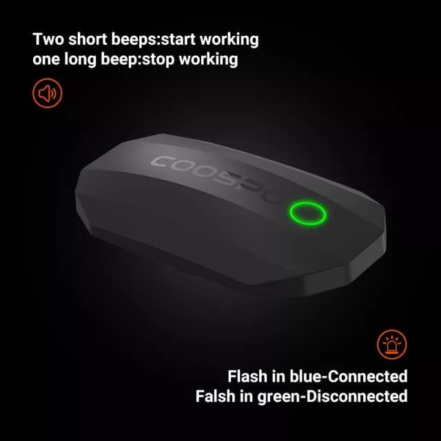 CooSpo H808S Heart Rate Sensor Dual Mode ANT Bluetooth With Chest Strap ...