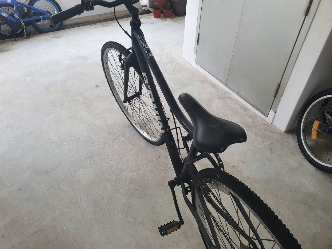 Decathlon Hybrid Bike Riverside 100 6 speed V-Brake - Black, Sports Equipment, Bicycles & Parts ...