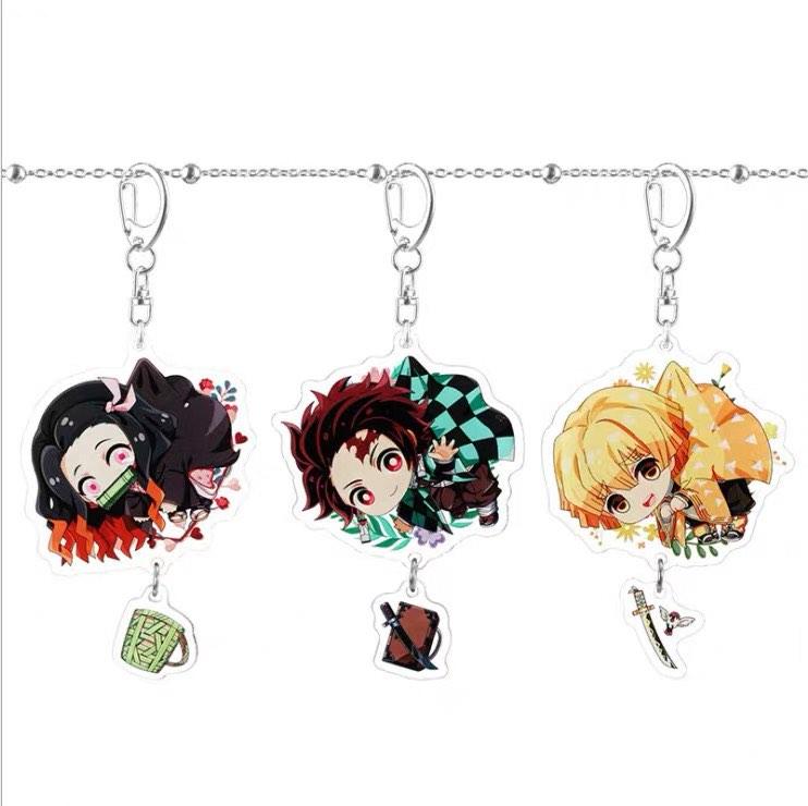 Demon Slayer Keychain Anime Manga Kimetsu no Yaiba, Hobbies & Toys ...