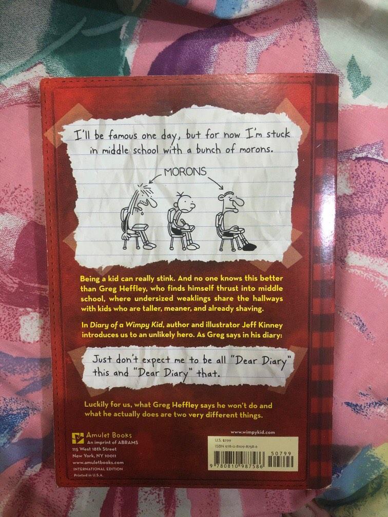 Diary of a Wimpy Kid (Book 1), Hobbies & Toys, Books & Magazines ...