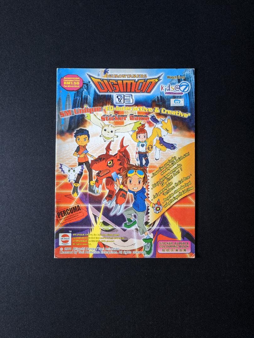 Digimon Tamers #03 Sticker Album, Hobbies & Toys, Books & Magazines ...