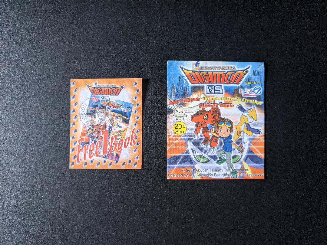 Digimon Tamers #03 Sticker Album, Hobbies & Toys, Books & Magazines ...