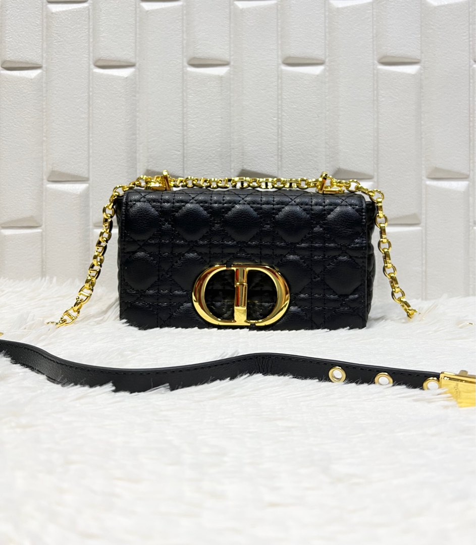 Dior caro mini, Luxury, Bags & Wallets on Carousell
