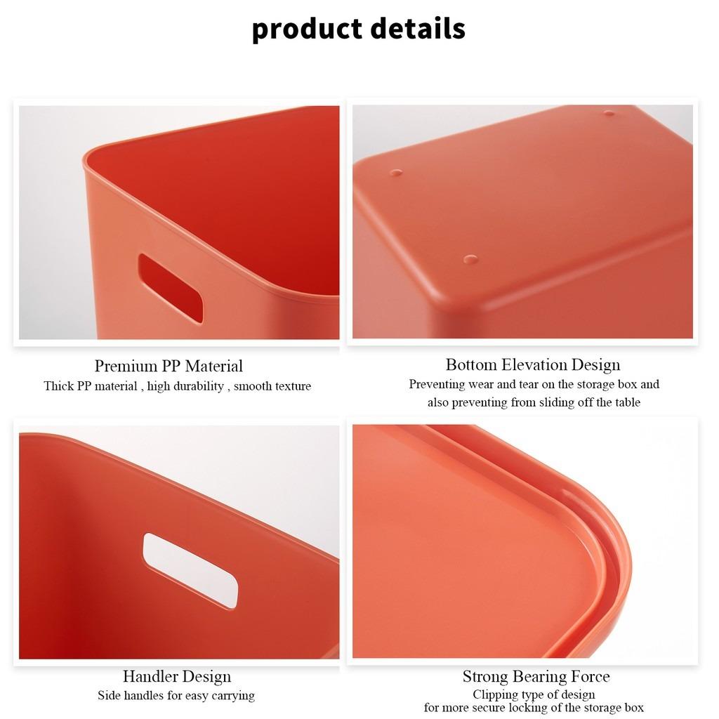 Durable Colorful Storage Boxes with lid/Stackable Storage Box/Cabinet ...