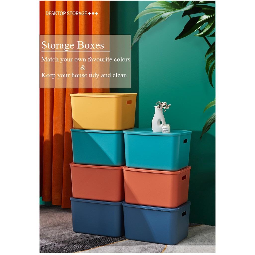 Durable Colorful Storage Boxes with lid/Stackable Storage Box/Cabinet ...