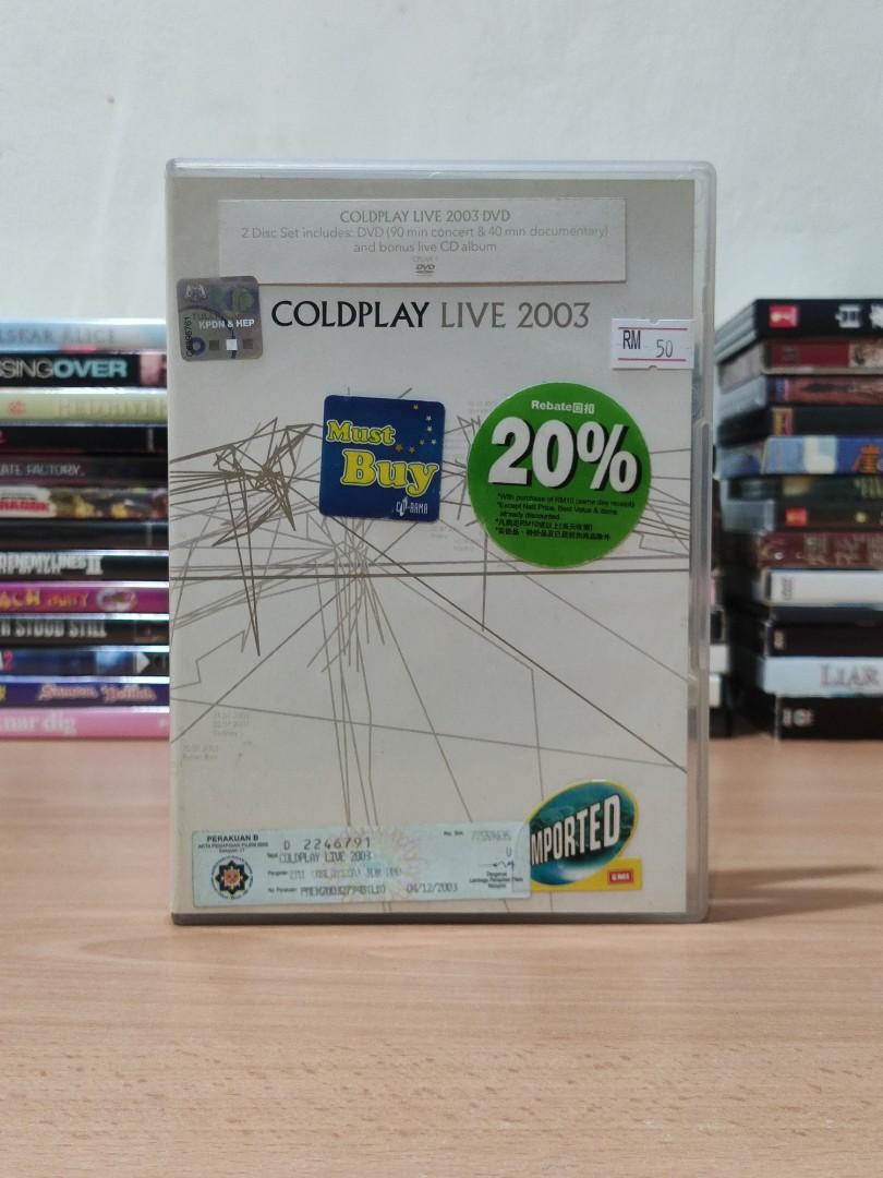 (DVD+CD) Coldplay Live 2003, Hobbies & Toys, Music & Media, CDs & DVDs on Carousell