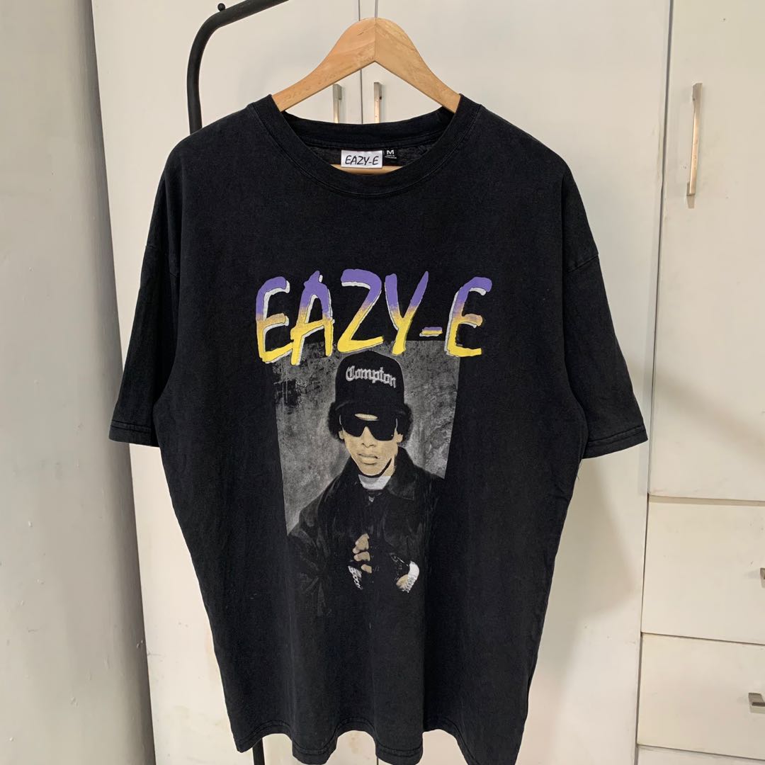 Eazy E Oversized Rap Tee Vintage Shirt - Compton, Men's Fashion, Tops ...