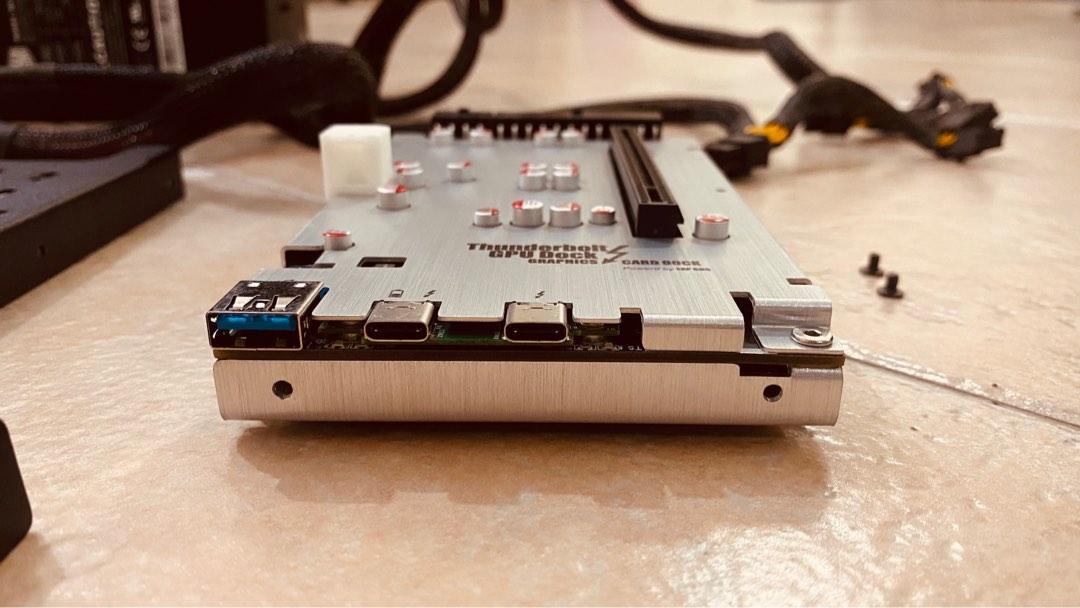 eGPU dock with Thunderbolt 4! 750W PSU! Put Core X Aside., Computers ...