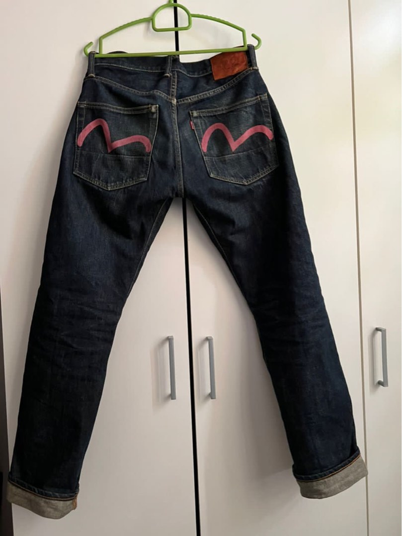Evisu jeans original, Men's Fashion, Bottoms, Jeans on Carousell