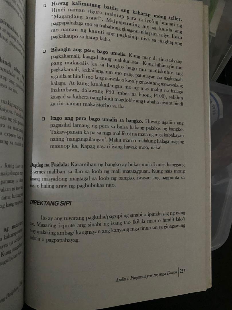 Filipino 2 Pagbasa at Pagsulat Tungo sa Pananaliksik, Hobbies & Toys ...