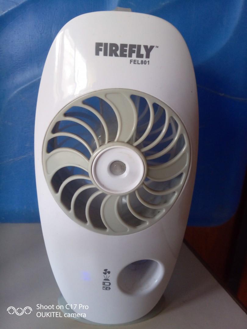 FIREFLY FEL801 RECHARGEABLE FAN, TV & Home Appliances, Air Conditioning ...