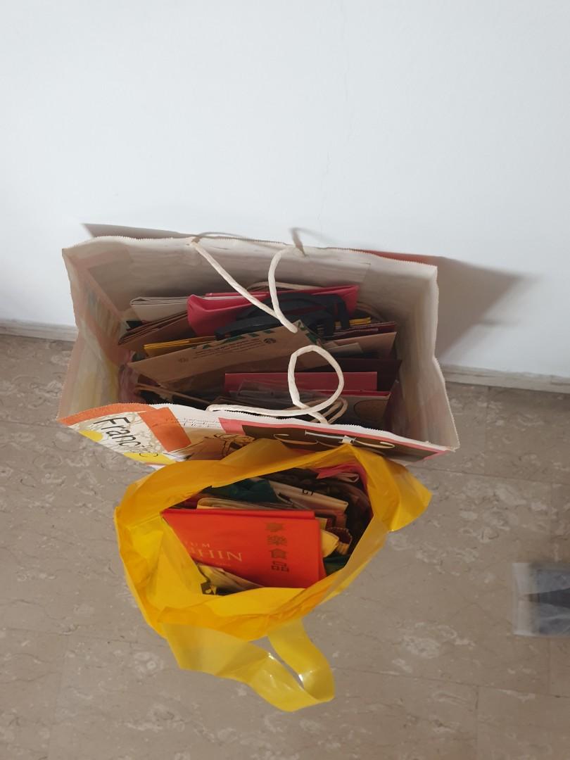 Free to Collect Paper & Plastic Bags, Hobbies & Toys, Stationery ...