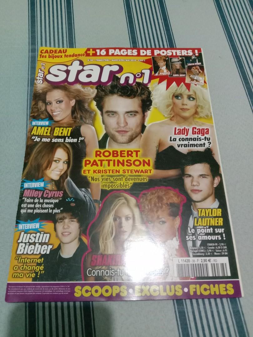 French Magazine with Lady Gaga Huge Posters and Article, Hobbies & Toys ...
