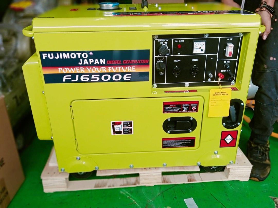 FUJIMOTO AIR COOLED DIESEL GENERATOR 6.5KVA, Commercial & Industrial ...