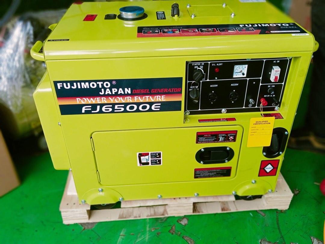 FUJIMOTO AIR COOLED DIESEL GENERATOR 6.5KVA, Commercial & Industrial ...