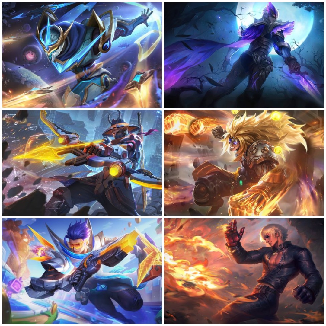 Full Gusion Skin Stacked MLBB Account Gusion Legend / Gusion Coll ...