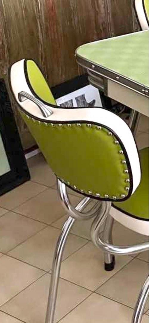 Fully restored 1950s American diner style retro vintage dining set ...