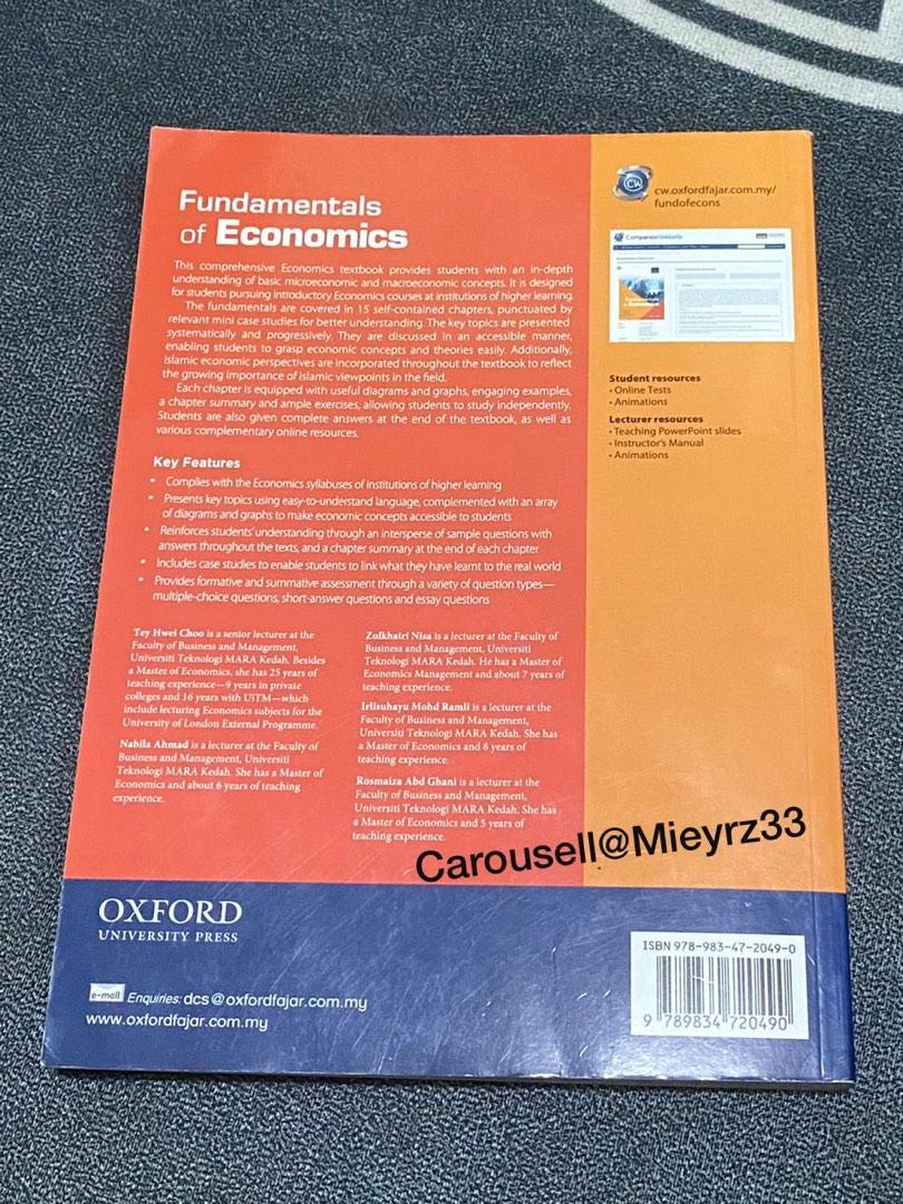 Fundamentals of Economics, Hobbies & Toys, Books & Magazines, Textbooks ...
