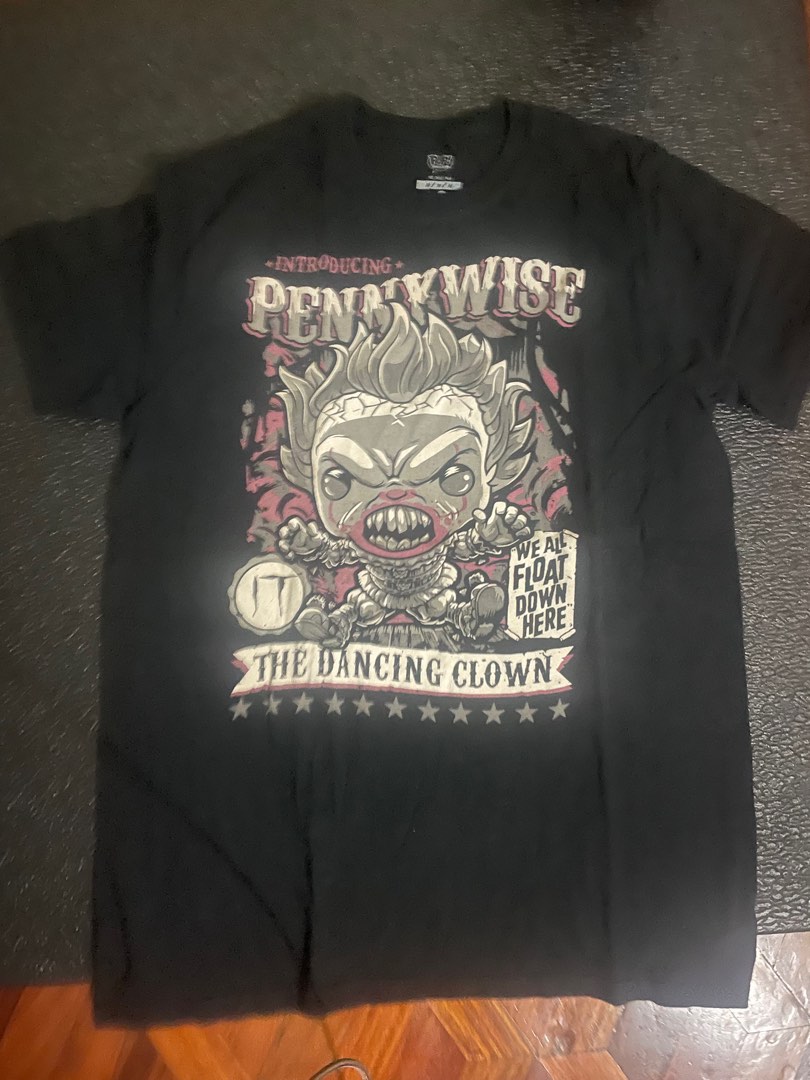 FUNKO SHIRT PENNYWISE IT THE DANCING CLOWN, Men's Fashion, Tops & Sets ...