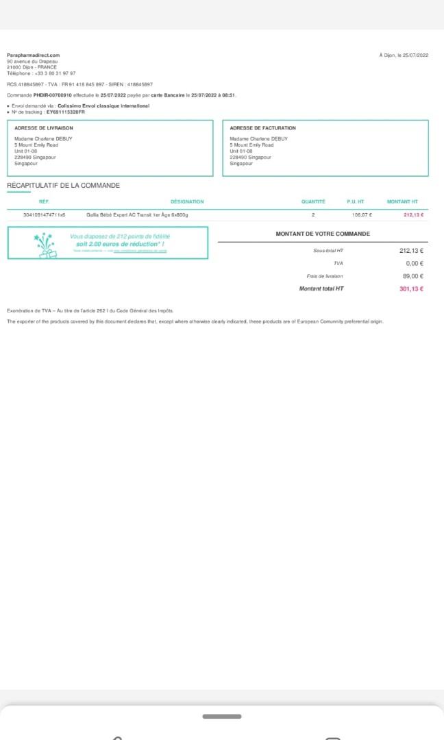 Gallia milk formula stage 1 (0-6months), Babies & Kids, Nursing ...