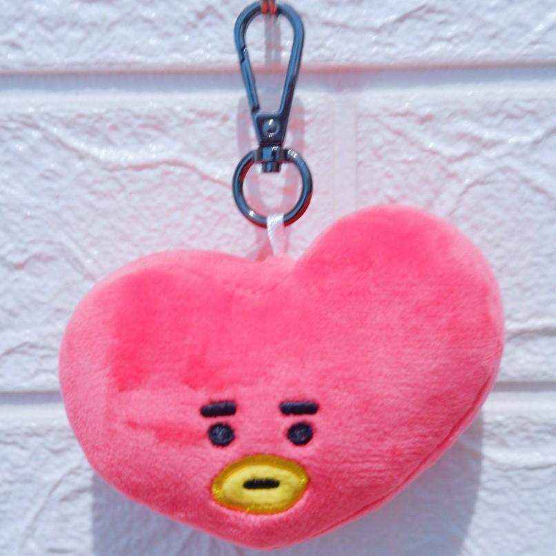 Ganci boneka bt21 tata shooky van rj head keychain, Toys & Collectibles ...