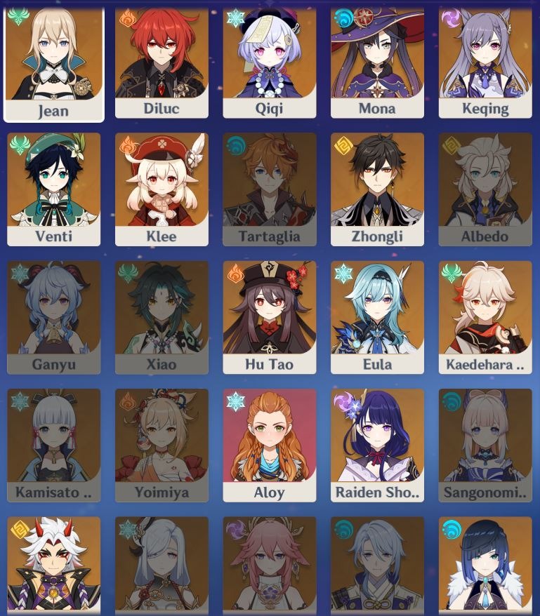 Genshin Impact AR59 35 5* Hutao c1, Eula c1 and kazuha with their best ...